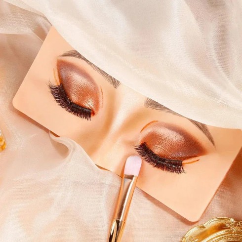 Makeup practice face board