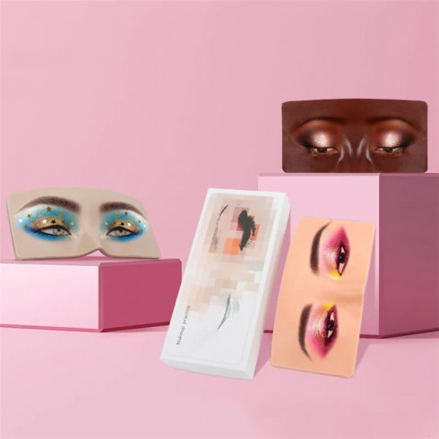 Makeup practice face board