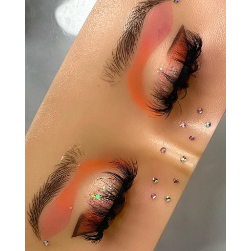 Makeup practice face board